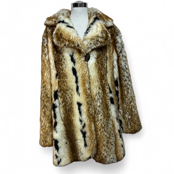 regal | Jackets & Coats | Vintage Regal Faux Fur Luxurious Lynx Animal ...